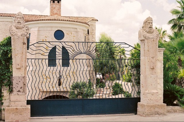 Entry Gates - Contemporary - Entrance - Houston - by Ross Metal Works ...