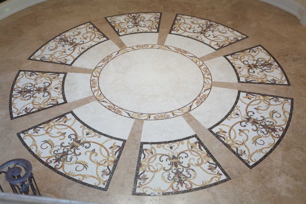 Entry Halls decorated with Vita Nova's Mosaic Art - Traditional - Entry ...