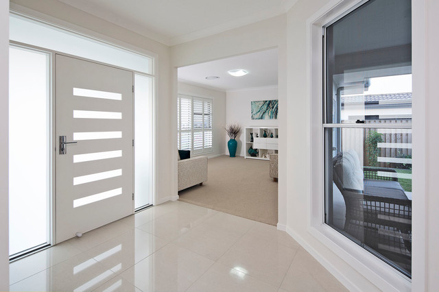 Entry/ Living Room - Contemporary - Entry - Brisbane - by Home Design ...