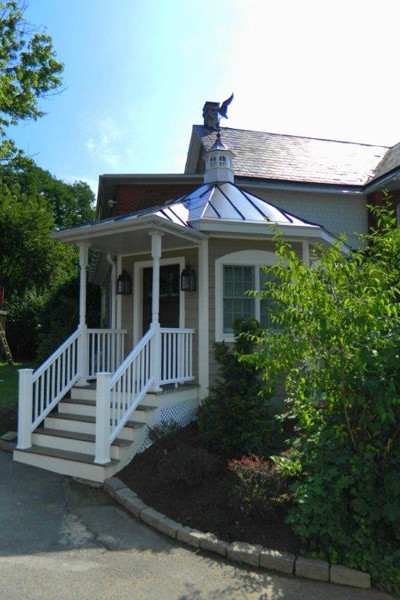 Entry porch octoganal addition with cupola - Entry - Philadelphia - by ...