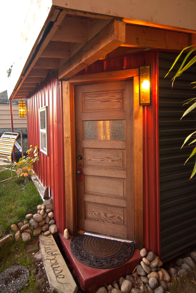 Entry to Clubhouse - Contemporary - Entry - Seattle - by Louise Lakier ...