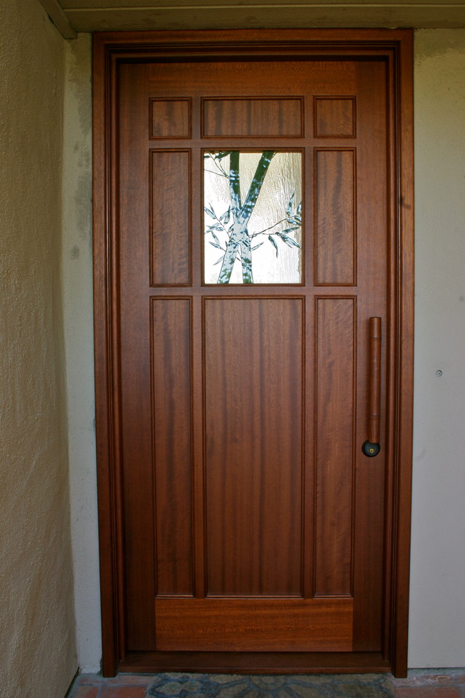 Entry with bamboo design - Asian - Entry - San Diego - by David Frisk ...