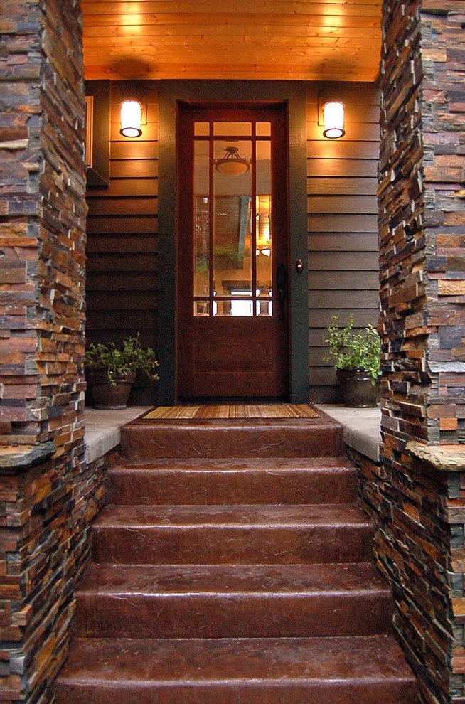 Entryway and Columns - Traditional - Entry - Seattle - by LeMier ...