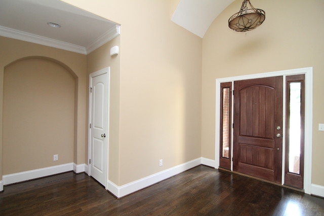 One Story Barrel Vault Foyer Traditional Entry