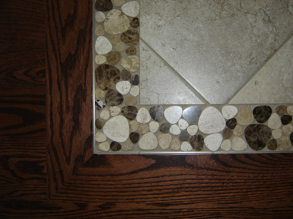 Estate Drive tile inlay - Modern - Entry - Edmonton - by PH'Designs | Houzz
