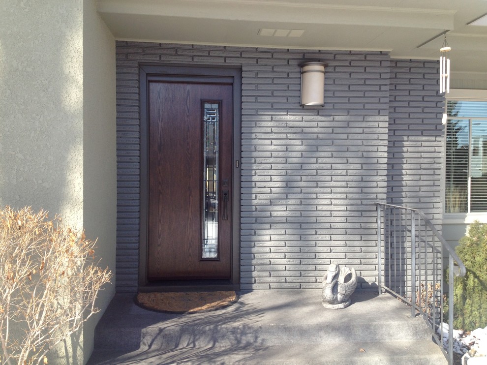 Fiberglass Entry Door - Modern - Entry - Calgary - by Boulevard ...