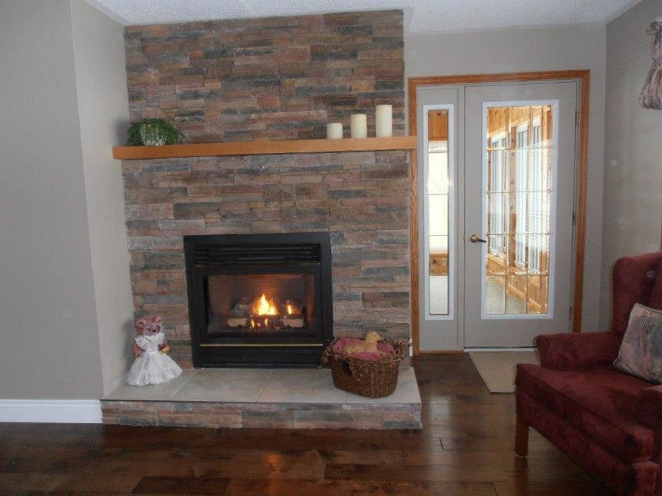Fireplace Surround - Rustic - Entry - Toronto - by Floortrends Ltd | Houzz