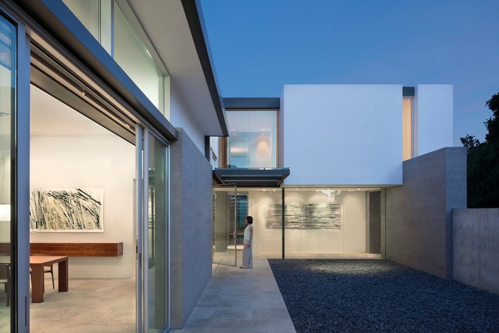 Foyer at Night - Modern - Entry - San Francisco - by modern house ...