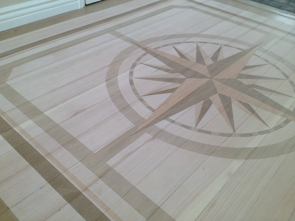 Foyer Floor Compass Rose Design - Traditional - Entrance - Philadelphia ...