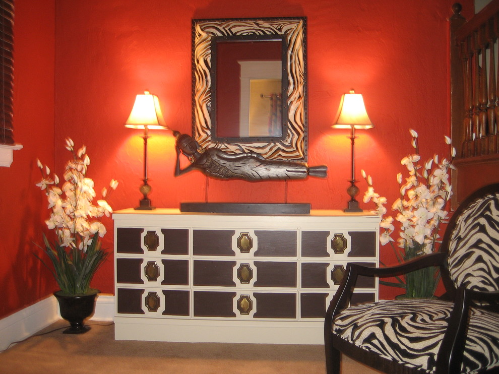 Foyer redo on a budget! - Contemporary - Entry - Cedar Rapids | Houzz