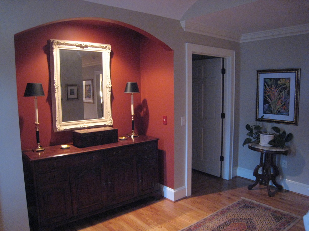 Foyer Renovation Before & After - Contemporary - Entrance - Other - by ...