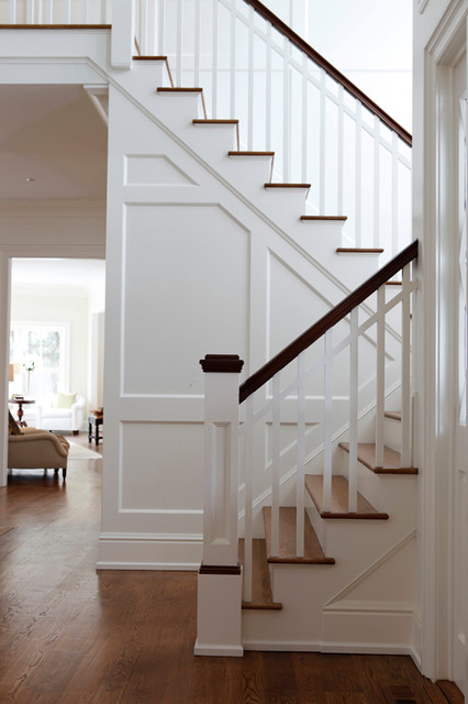 Foyer Stairs - Transitional - Staircase - New York - by Milton ...