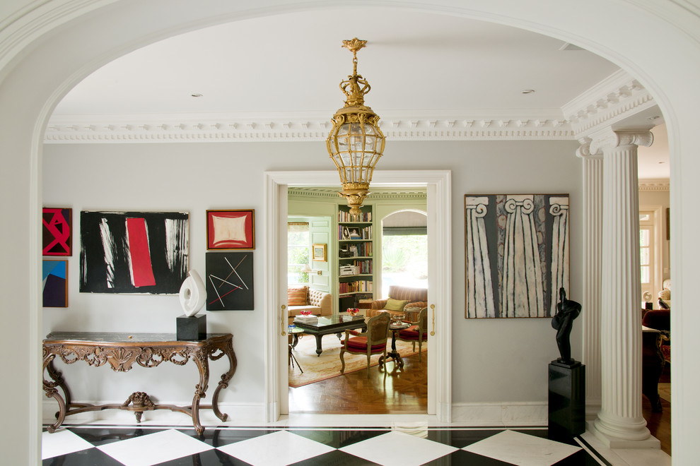 French Chateaux - Traditional - Entry - Other - by Allan Malouf Studio ...