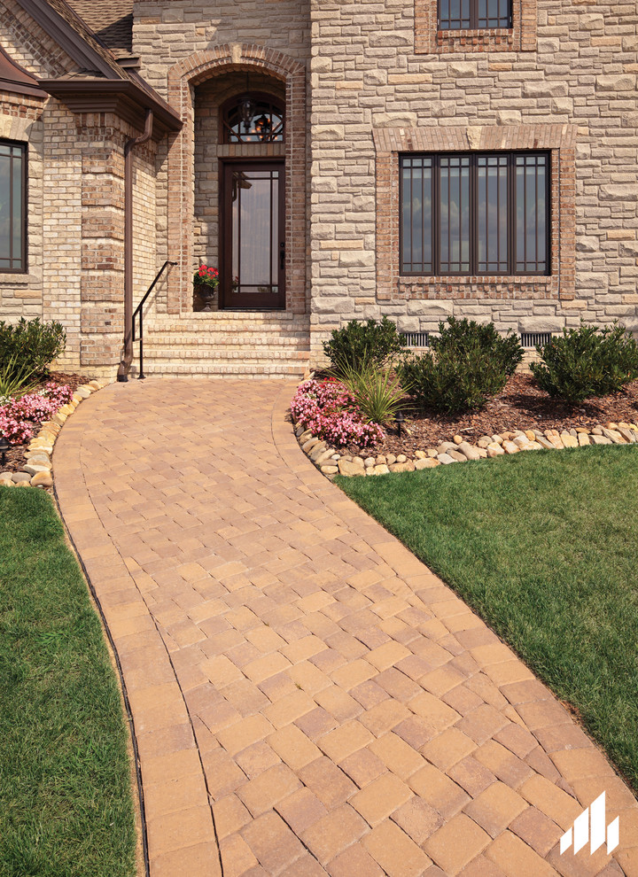 French Country Stone & Nottingham Tudor Brick Home - North Carolina ...