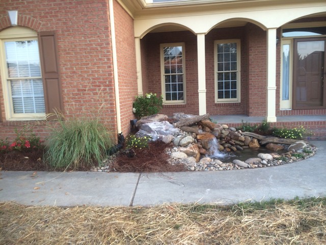 Water Features Front Door Impressive Water Feature Brings Modern Zen