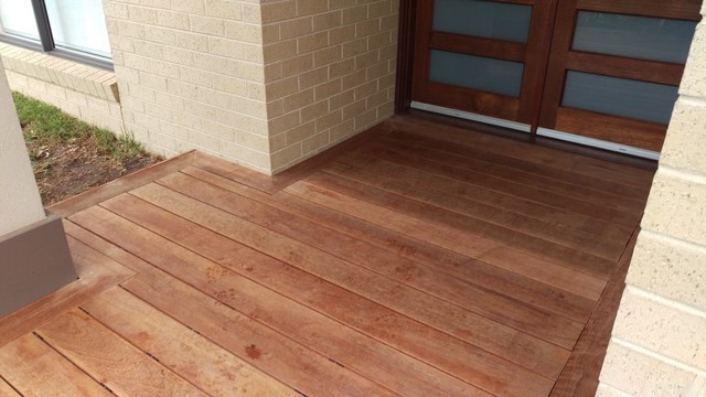 Front Entrance Deck in Sanctuary Lakes - Modern - Entrance - Melbourne ...