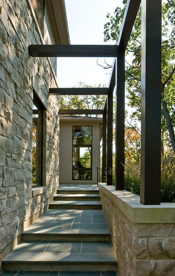 Front Entry - Contemporary - Entry - Chicago - by Highgate Builders | Houzz
