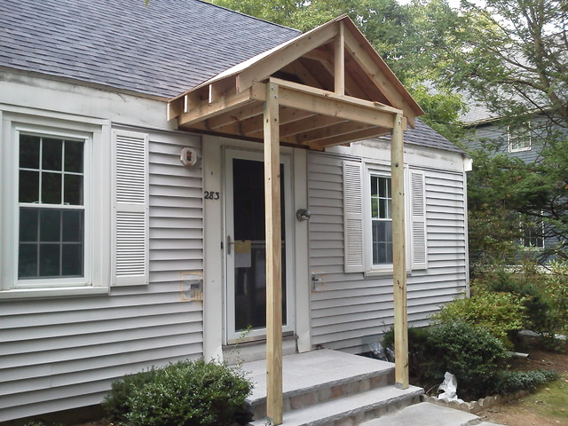 Front Entry Portico - Traditional - Entry - Boston - by TMK Remodeling ...