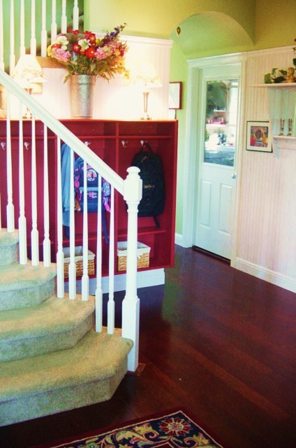 Front Hall Cubbies and Mirror - Traditional - Entry - Boise - by Andrea ...