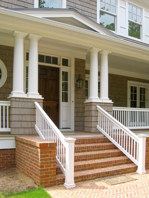 Front porch at entry - Traditional - Entrance - Atlanta - by ...