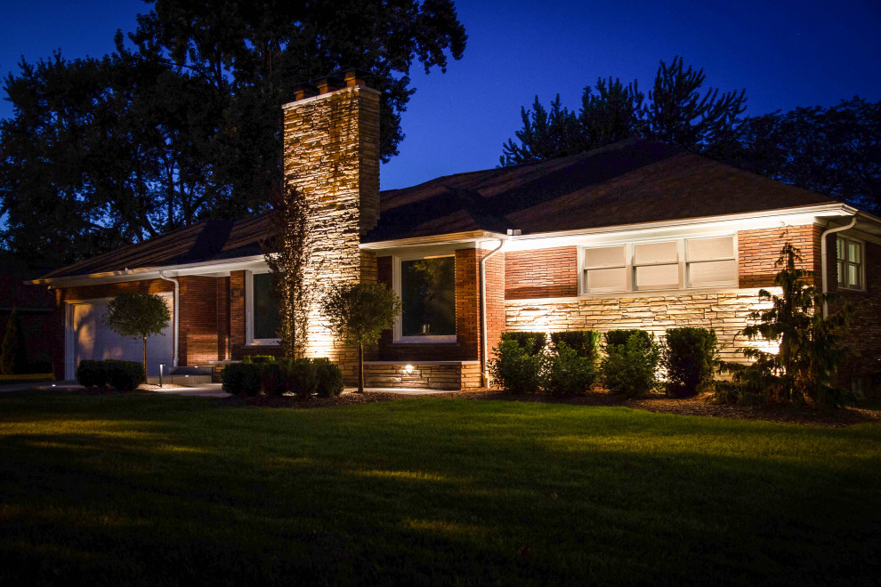 Front Steps and Landscape - Entry - Detroit - by Lucia Landscaping Inc ...