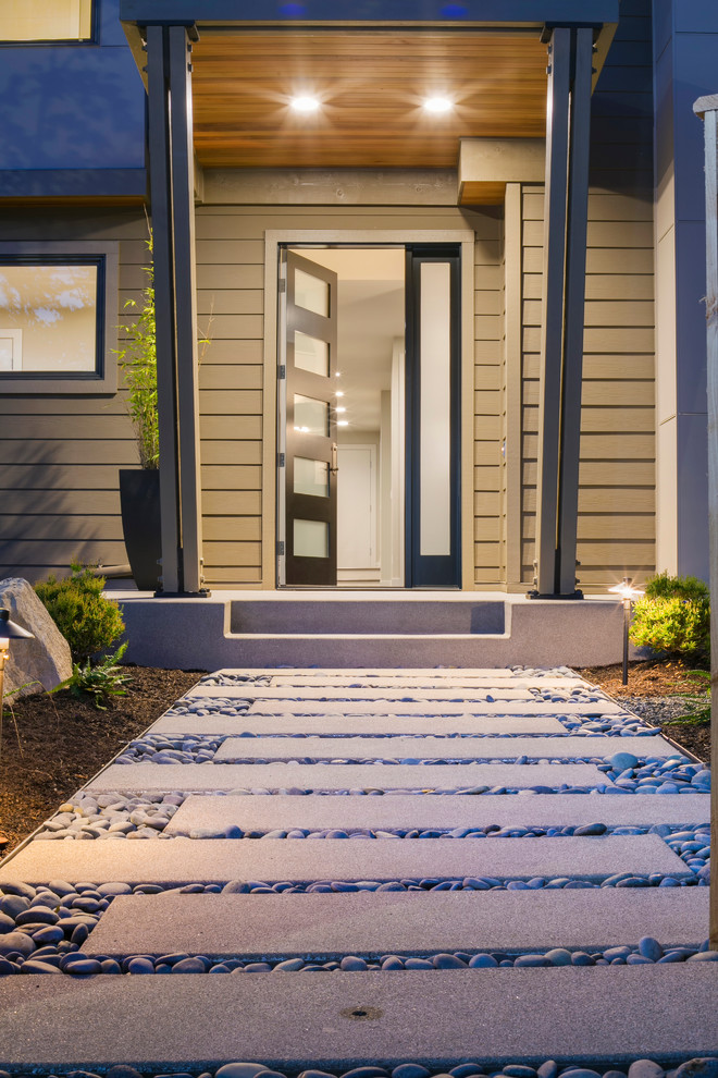 Front Walkway - Contemporary - Entry - Seattle - by Chaffey Building ...