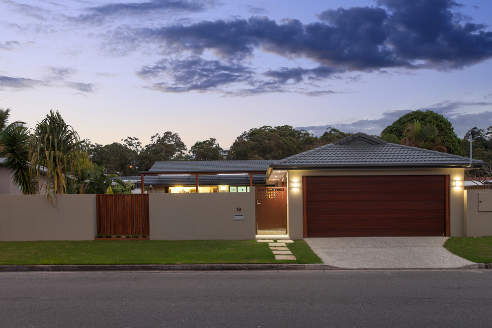Garage Extension & Exterior Renovation, Gold Coast - Modern - Entry ...