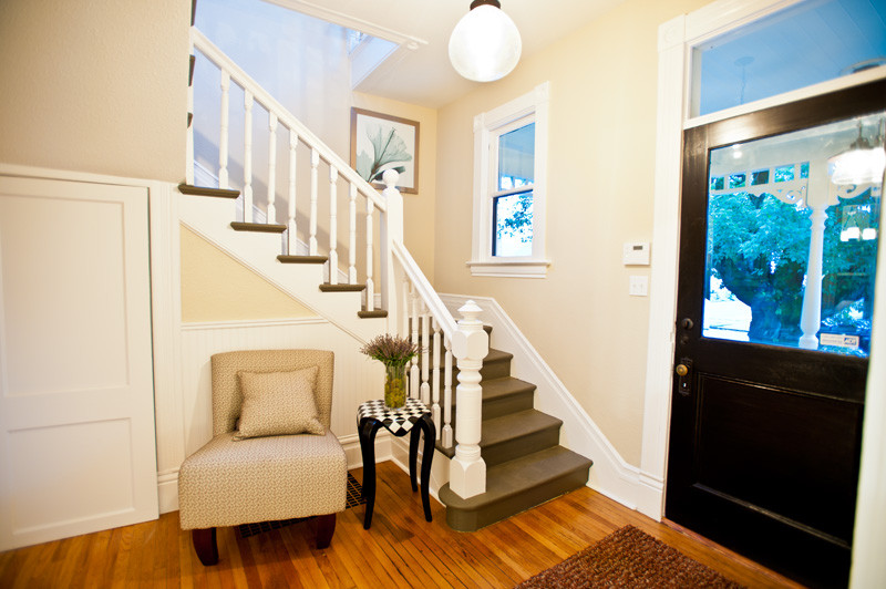 Garfield -1904 Victorian Renovation - Traditional - Entry - Portland ...