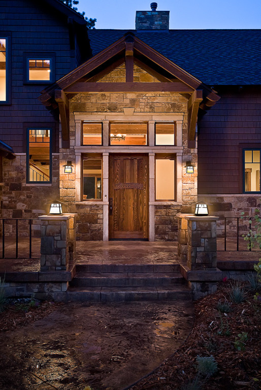 Glacier Club Mountain Home - Rustic - Entry - Other - by Mantell ...