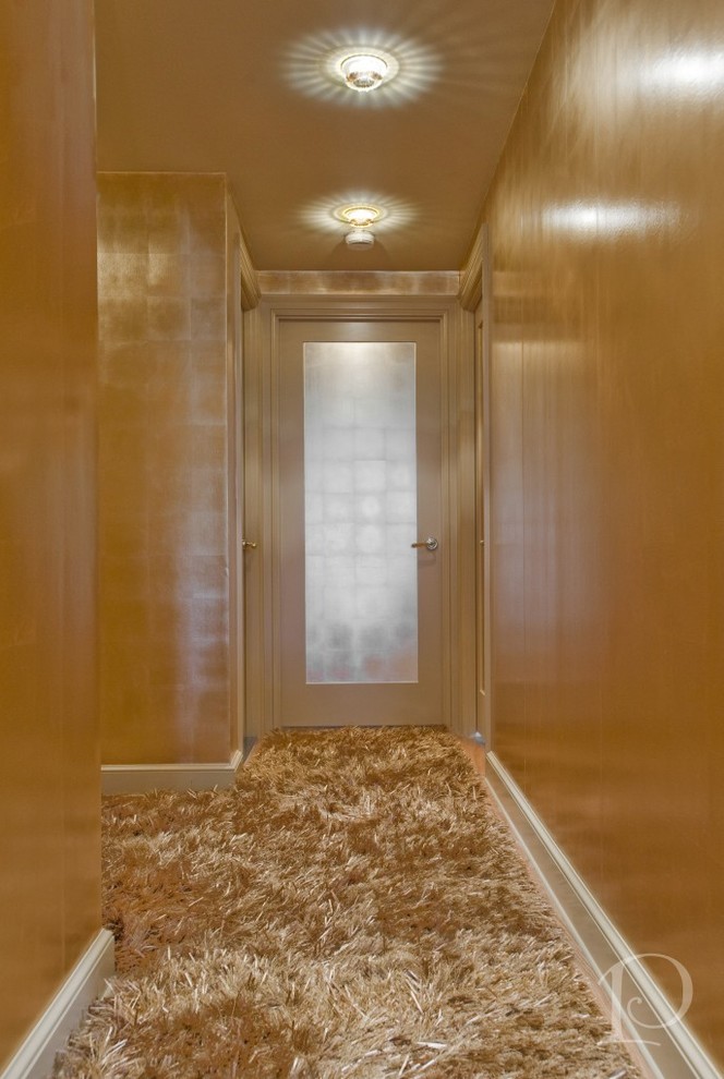 Glam Golden Foyer - Contemporary - Entry - Boston - by Pamela Copeman ...