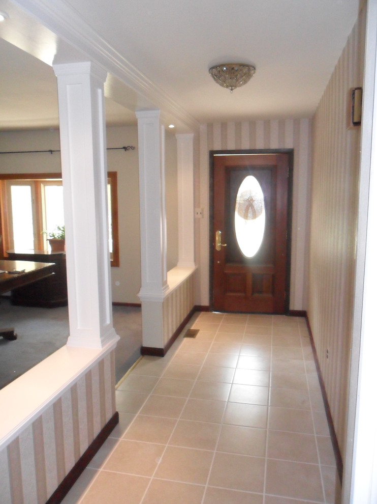 half wall project and arch - Traditional - Entry - Philadelphia - by C ...