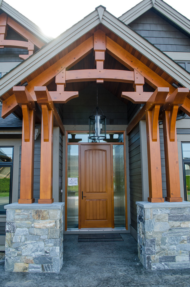 Hammer beam truss - Arts & Crafts - Entrance - Vancouver - by Pickles ...