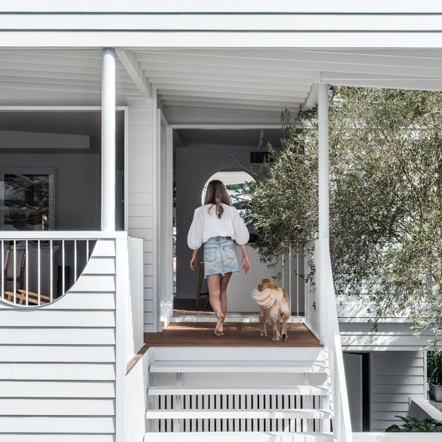 Hamptons Style Exterior - Beach Style - Entry - Brisbane - by Suncorp ...