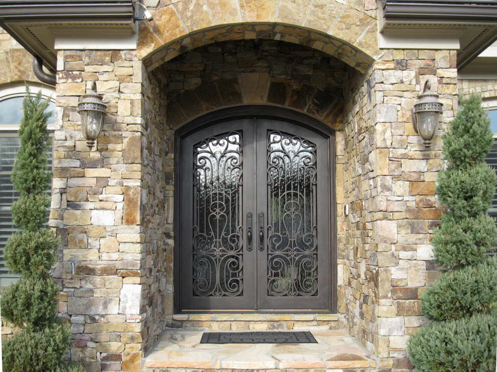 Hand Forged Wrought Iron Entry Systems - Traditional - Entry - Atlanta ...