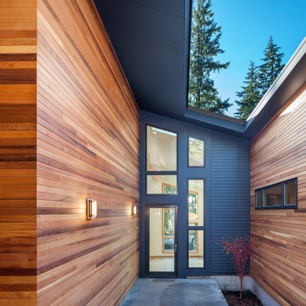 Highland East House - Mid-Century - Eingang - Portland - von Colab ...
