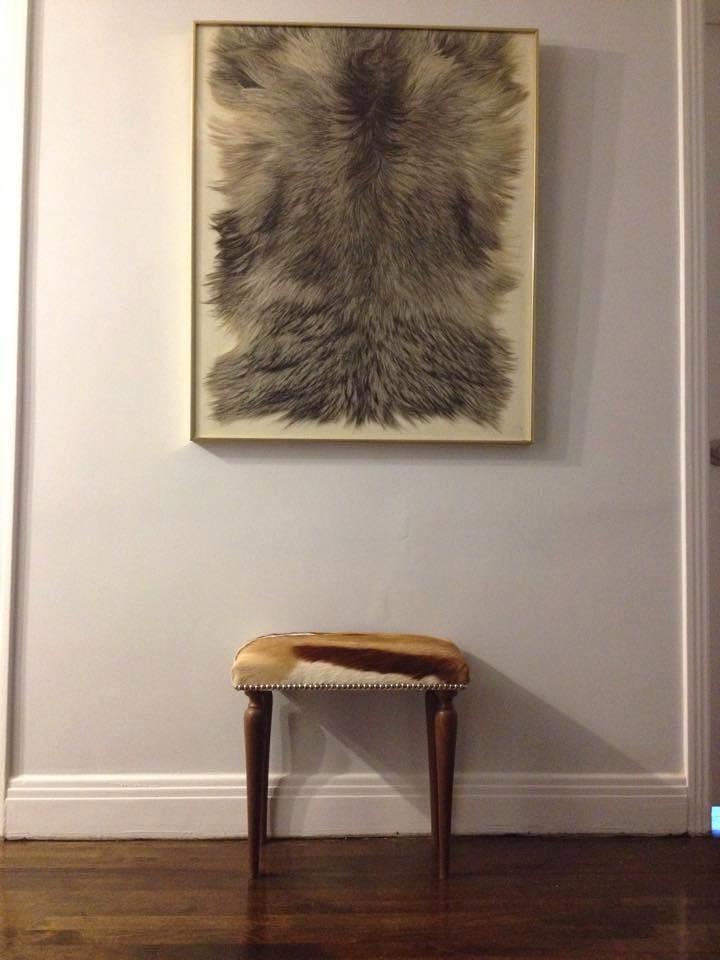 Himalayan Goat Hide and Antelope Hall Bench - Modern - Entry - Montreal ...