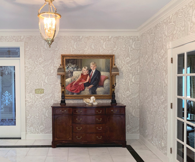Homdel Formal Foyer - Traditional - Entry - New York - by Tesi Design ...