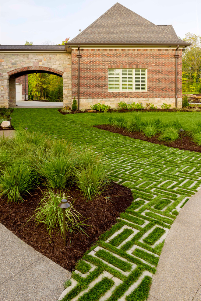 Indiana Permeable Driveway - Traditional - Landscape - Indianapolis ...