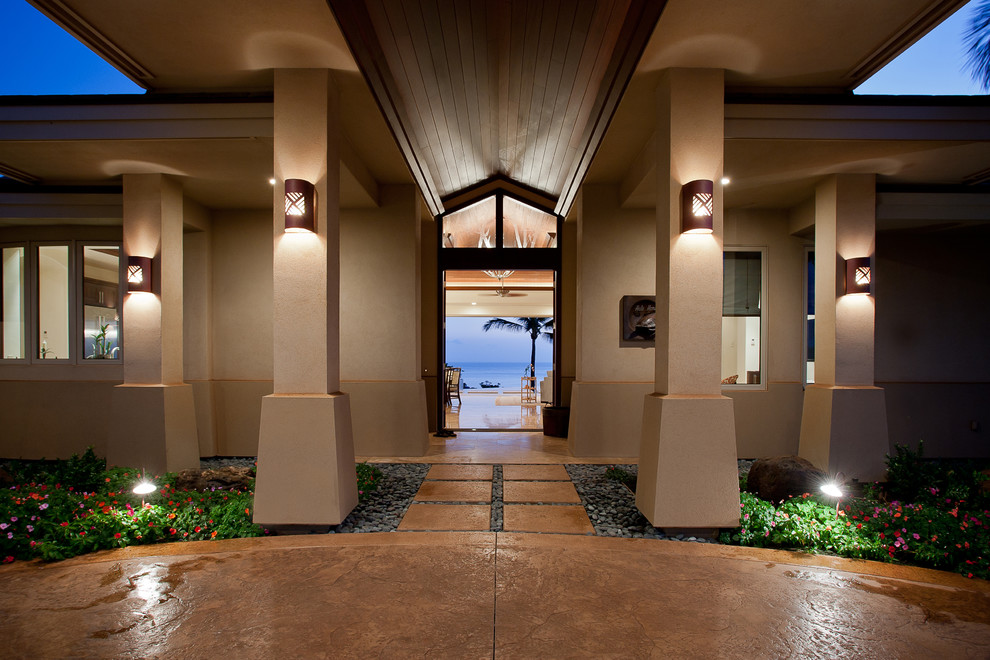 Kaanapali Residencecovered entry - Entry - Hawaii - by ARQUITECTURA | Houzz