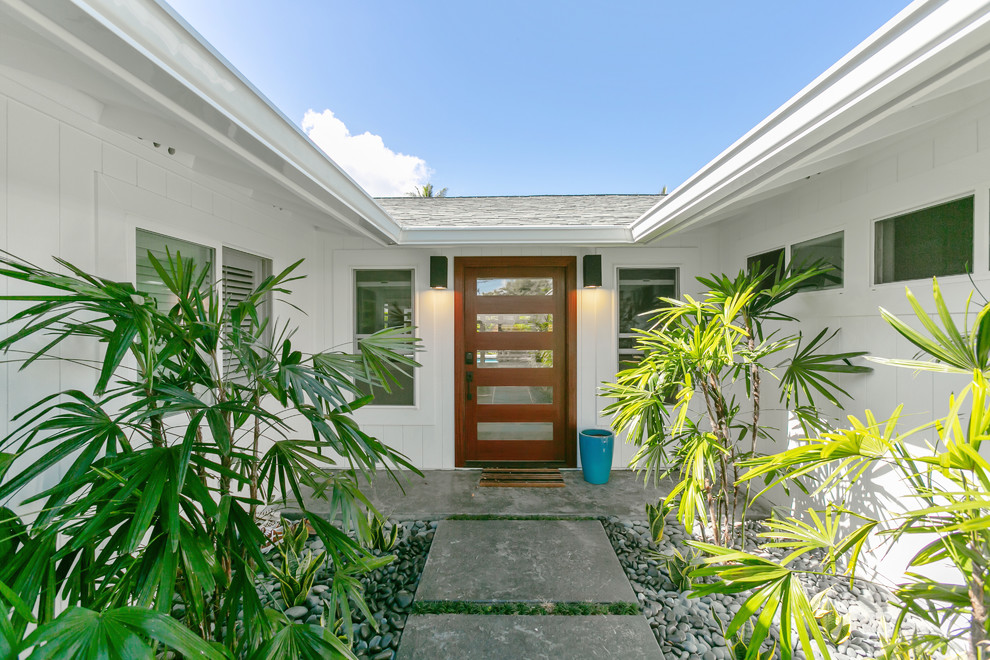 Kalama Track Addition and Renovationentry - Modern - Entry - Hawaii ...