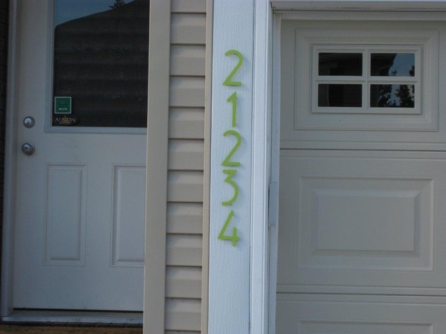Bungalow Style House Numbers