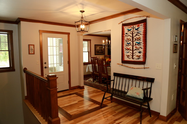 L-shaped Ranch with Warm Craftsman Style - Craftsman - Entry - Other ...