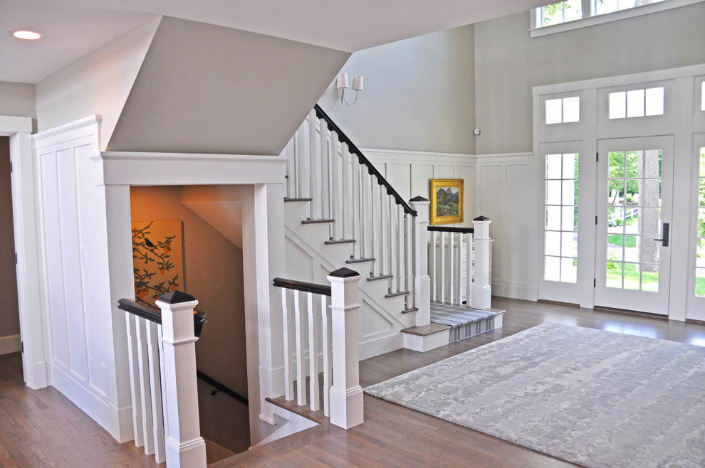 Lakeside Shingle Style Renovation - Traditional - Entry - Portland ...