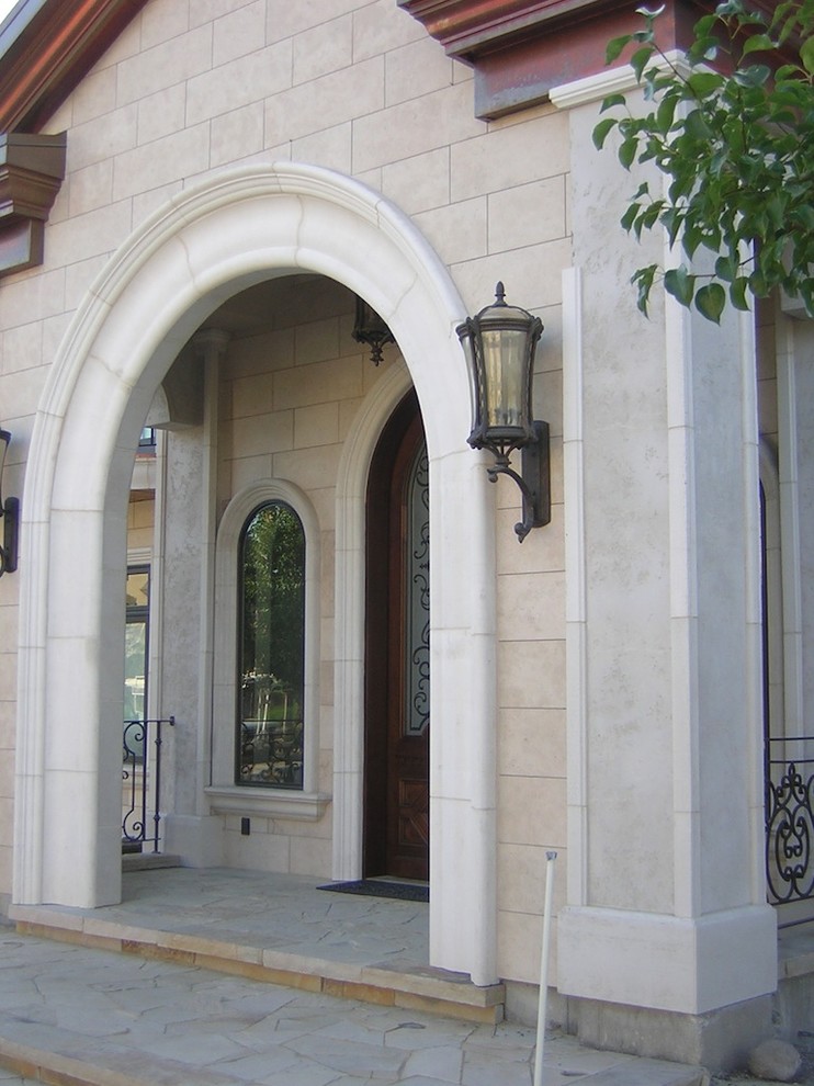 Limestone Alternative Trim & Limestone Architecture - Traditional - Entry - Salt Lake City - by ...