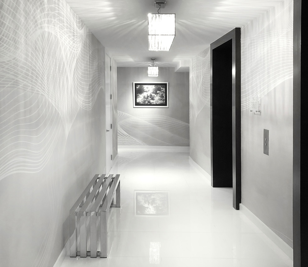 Little White Lines {l w l} - Contemporary - Entry - Miami - by EDGE ...