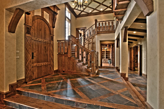 Living - Rustic - Entry - Dallas - by Veranda Designer Homes | Houzz AU