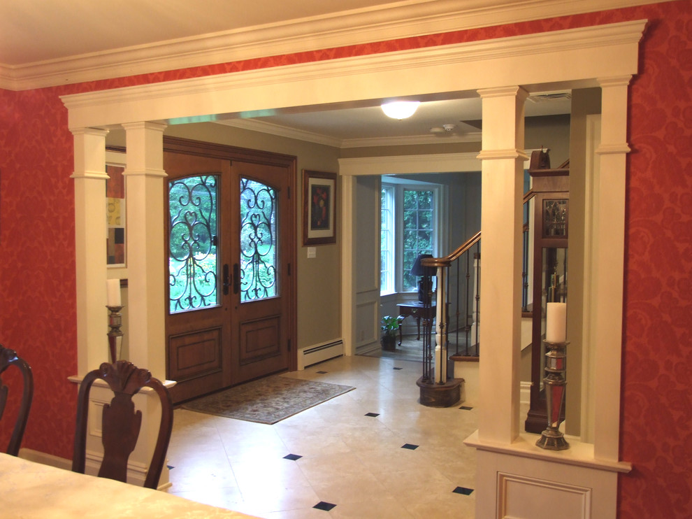 Low Walls/Interior Columns - Traditional - Entry - New York - by ...