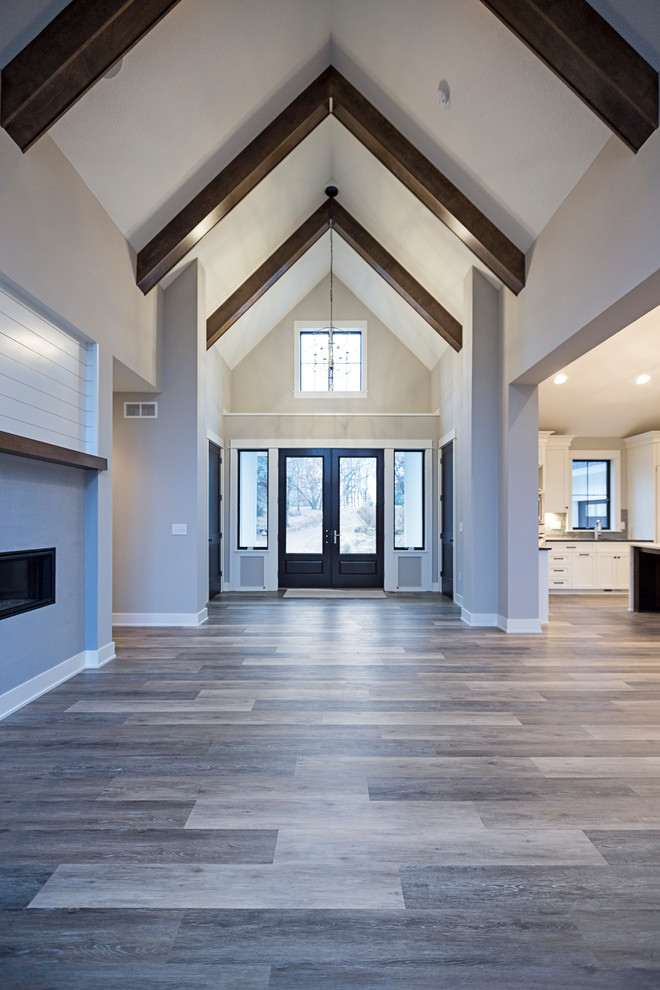 Luxury Acerage Living in Modern Farmhouse - Transitional - Entry ...