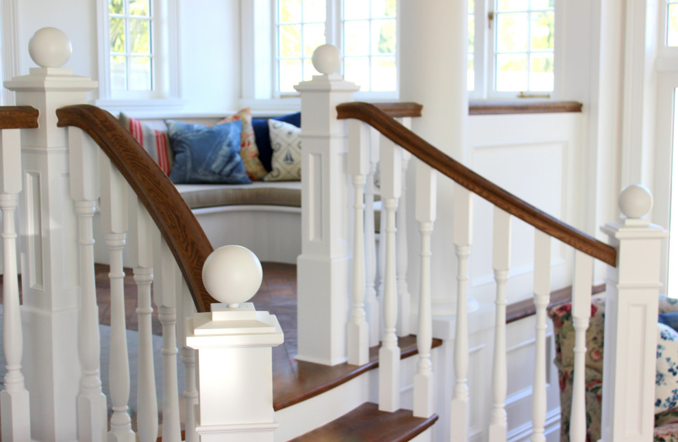 Luxury wardrobe, bespoke banister and handrails and window mouldings ...