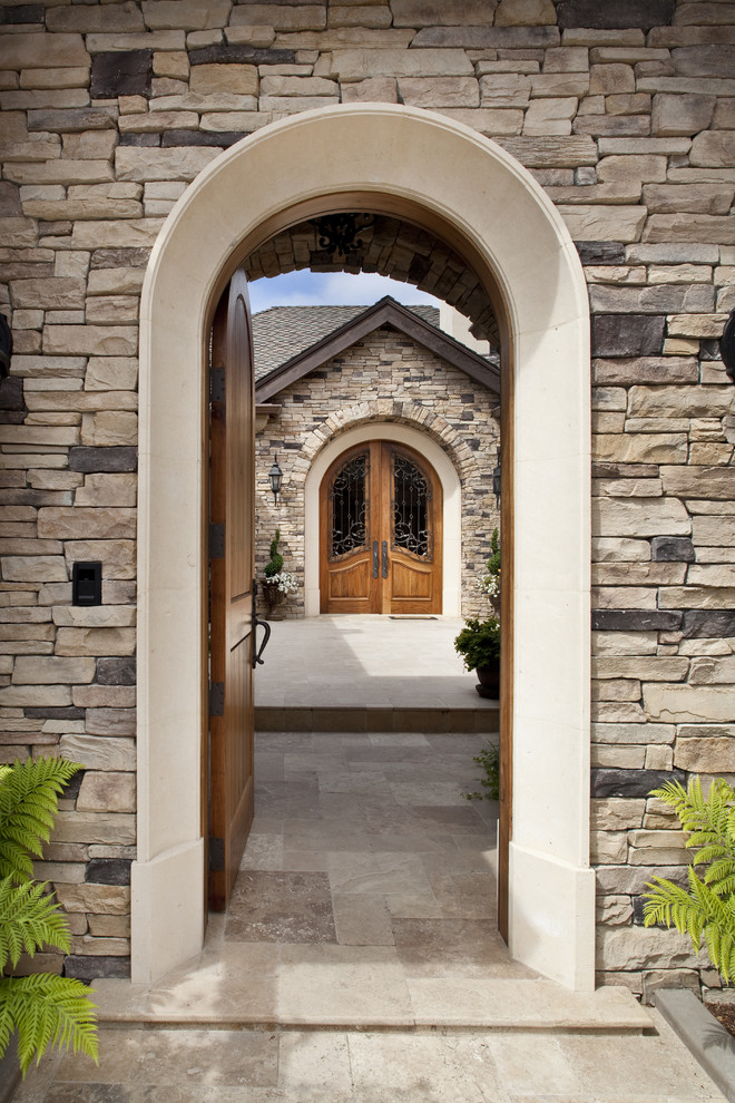 Maestri Front Entry looking into the private entry courtyard - Entry ...